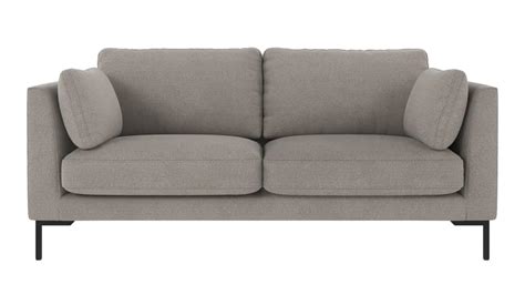 Corwin 25 Seater Sofa Rita 167 Light Grey 190x98x83 Cm Rowico Home