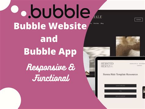 Mvp bubble app, responsive bubble io website design, adalo, chatgpt, ai ...