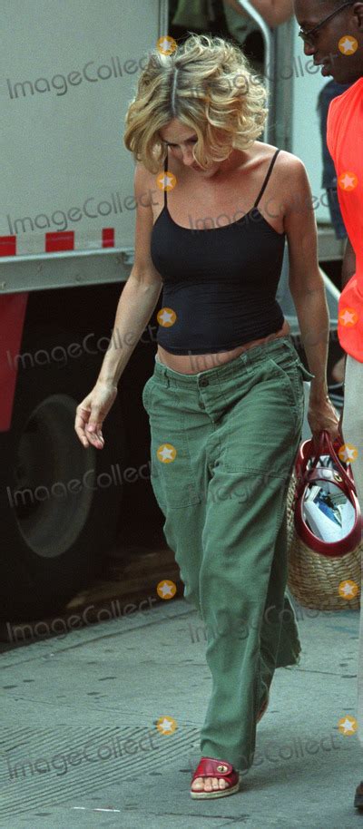 Photos And Pictures Pregnant Sarah Jessica Parker Sporting Black Tank