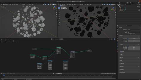 python how to render nodes and edges of a 3d network graph blender