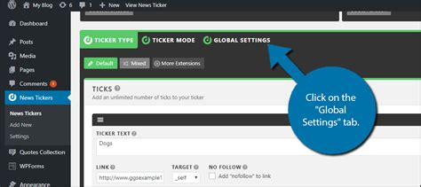 How To Create A News Ticker In Wordpress Greengeeks