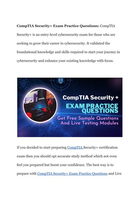 Ppt Comptia Security Exam Practice Questions Ace Your Comptia