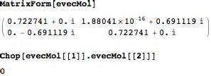 Syntax Orthonormalization Of Non Hermitian Matrix Eigenvectors Mathematica Stack Exchange