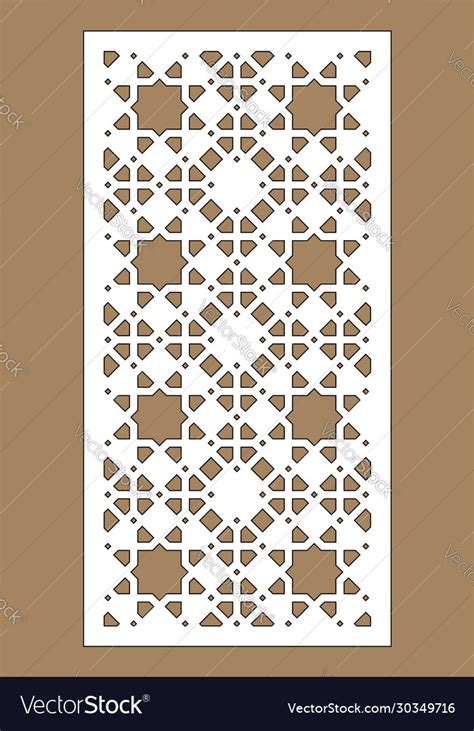 Arabesque Panel Royalty Free Vector Image Vectorstock