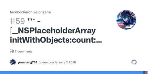 Nsplaceholderarray Initwithobjectscount Attempt To Insert Nil Object From Objects 0