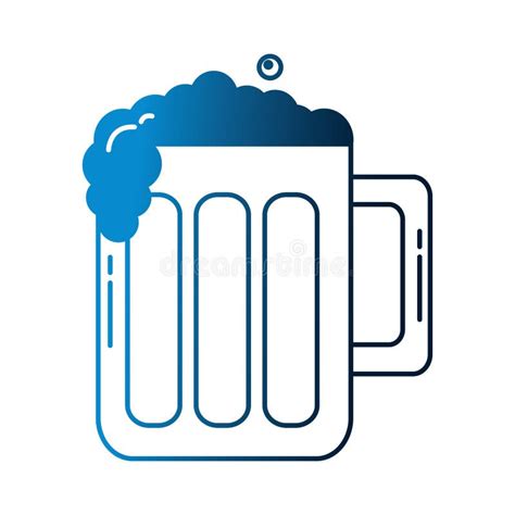 Beer Glass Foam Drink Celebration Stock Illustration Illustration Of