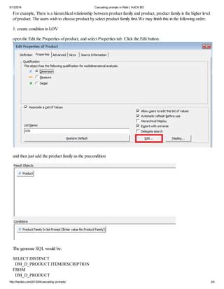 Cascading Prompts In Webi Hack Bo PDF