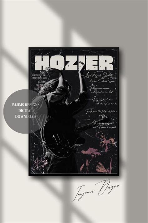 Hozier Poster Etsy