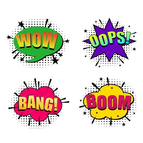 Premium Vector | Free vector comic and speech bubble collection