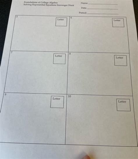 Solved Foundations Of College Algebra Solving Exponential