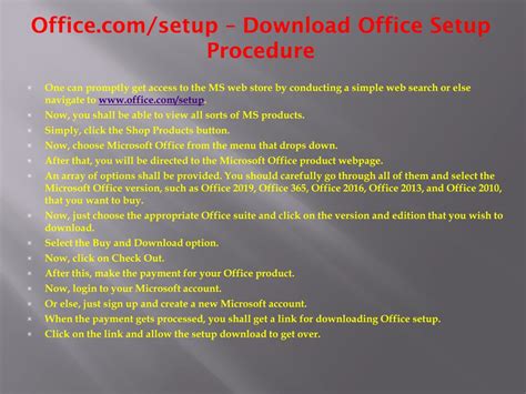 PPT Office Com Setup How To Download MS Office PowerPoint Presentation ID 8293862