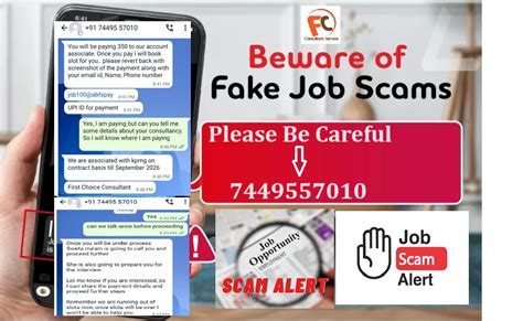 Jobscams Staysafe Jobscam Fakejobs First Choice Consultant Service