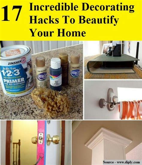 17 Decorating Hacks