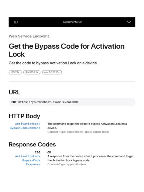 Get The Bypass Code For Activation Lock Apple Developer Documentation