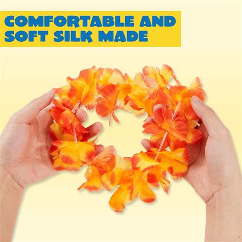 Joyin Tropical Summer Theme 36 Pcs Hawaiian Leis Bulk Luau Party