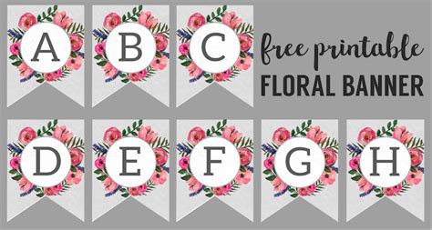 Printable Alphabet Letters For Banners