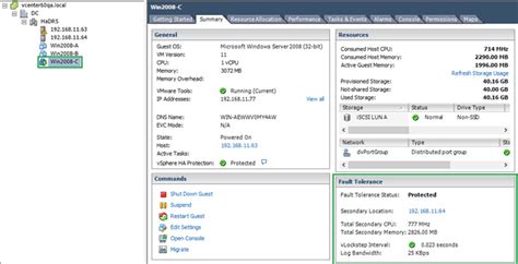 VMware Fault Tolerance As Implemented In VSphere