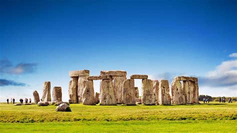 Download Majestic View Of The Historic Stonehenge Landmark Wallpaper