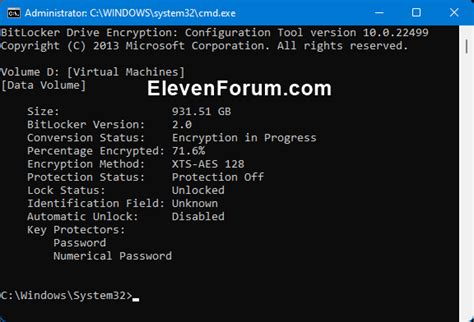 Check Bitlocker Drive Encryption Status Of Drive In Windows 11