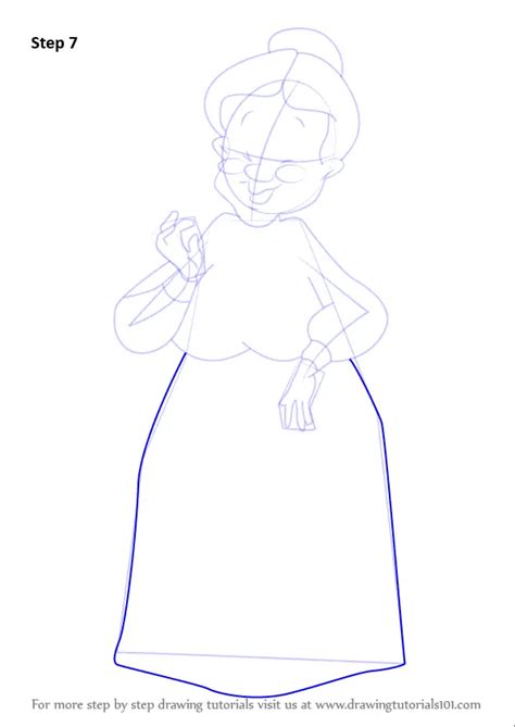 How To Draw Granny From Looney Tunes Looney Tunes Step By Step