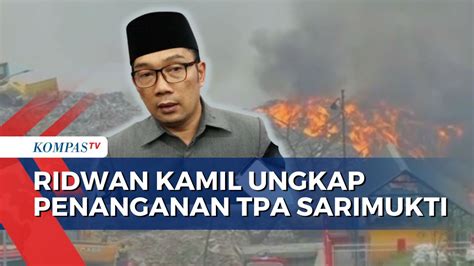 Video Ridwan Kamil Minta Bupati Bandung Barat Tetapkan Kebakaran TPA