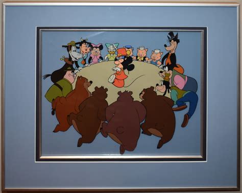 Original Walt Disney Television Production Cels From The Mickey Mouse