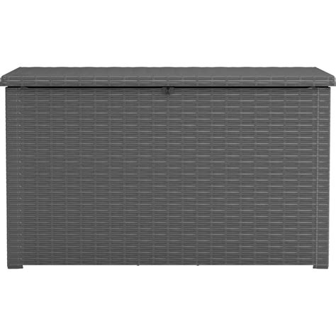 Keter 870l Java Xxl Grey Outdoor Storage Box Homebase