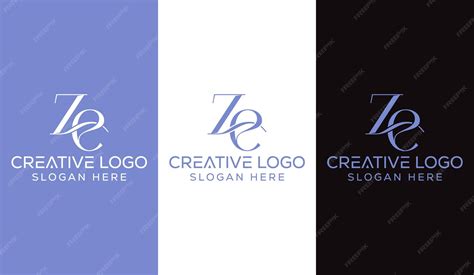 Premium Vector Initial Letter Ze Logo Design Monogram Creative Modern