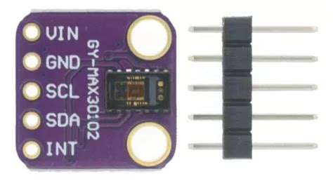 Max30102 Sensor Pulso Concentracion Oxigeno Morado Arduino