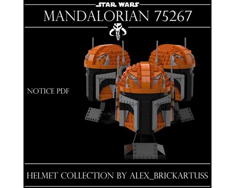 Lego Moc Pack Helmet Mandalorians By Alexbrickartuss Rebrickable