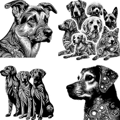 Vector De Perro Vector Premium