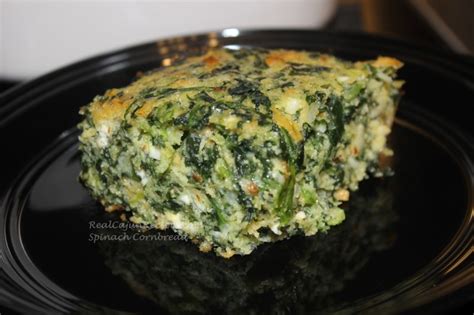 Spinach Cornbread RealCajunRecipes La M De Maw Maw