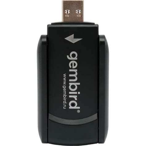 Сетевой адаптер Gembird wifi+bluetooth двухдиапазонный с антеннами,1300 ...