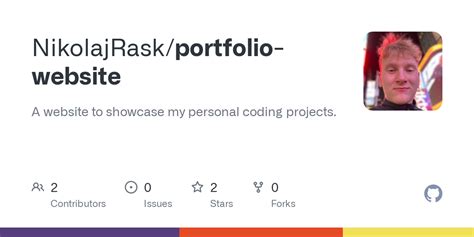 GitHub NikolajRask Portfolio Website A Website To Showcase My Personal Coding Projects