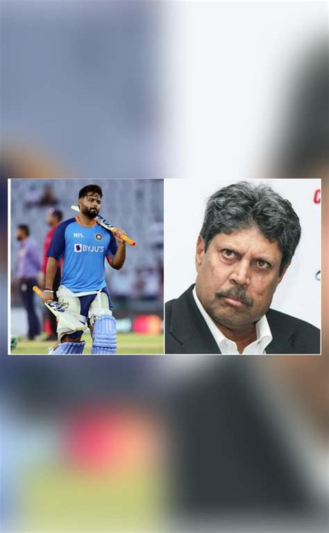 I Want To Slap Rishabh Pant Hard Once He Recovers Kapil Dev R Cricket