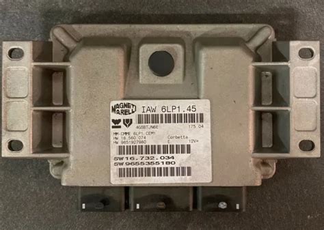 CALCULATEUR MOTEUR PEUGEOT CITROEN IAW 6LP1 45 HW 9651927980 SW