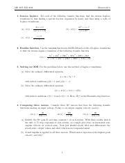 Mastering Inverse Laplace Transforms and ODE Solutions | Course Hero