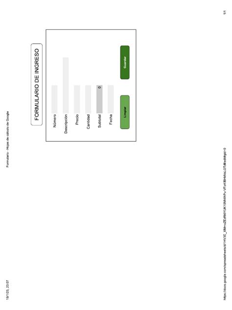 Formulario Excel Pdf