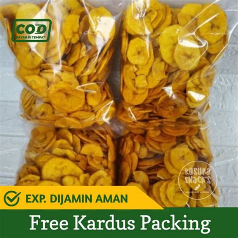 Jual KERIPIK PISANG MANIS CARAMEL 500 GRAM 250 GRAM PISANG MANIS RENYAH