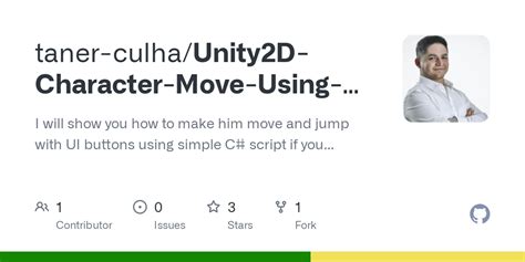 github taner culha unity2d character move using ui buttons left right