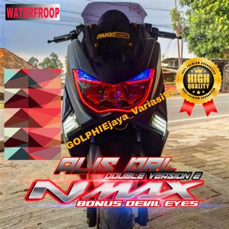 PAKET KOMPLIT LAMPU ALIS DRL NMAX OLD SAMPAI LAMPU LED ALIS DRL NMAX OLD WATERFROOP