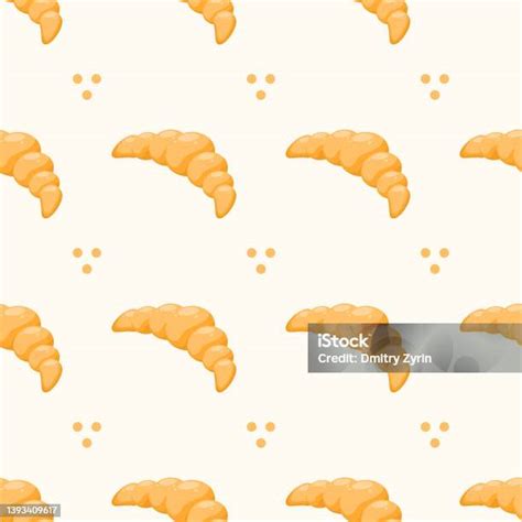 원활한 패턴 추상 요소 패스트 푸드 크로와상 벡터 디자인 스타일 배경 일러스트 레이 션 텍스처 인쇄 섬유 의류 선물 랩 벽지 파스텔 귀여운에 대한 스톡 벡터 아트 및 기타