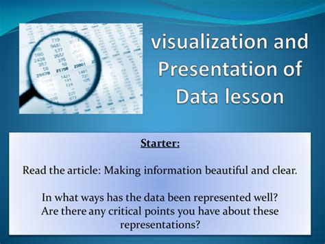 Epq Taught Skills Data Teaching Resources