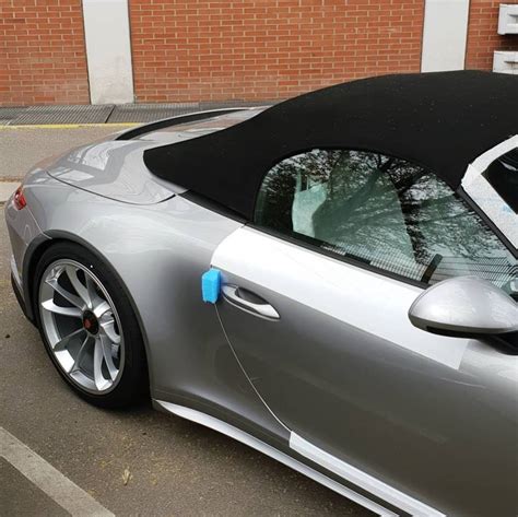Porsche 911 Speedster Spotted At Factory Heritage Design Package Looks