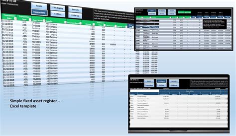 Simple Fixed Asset Register Excel Template In 2024 Excel Templates