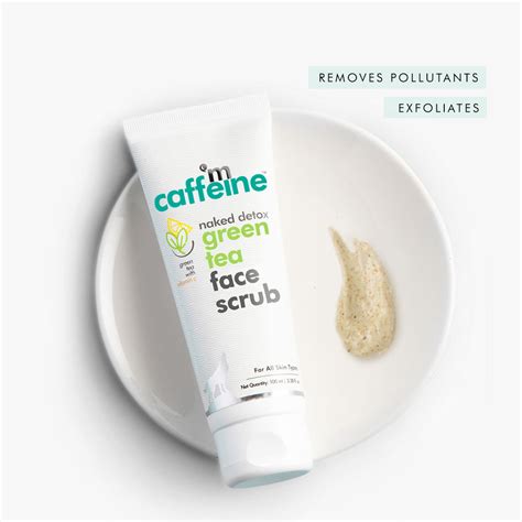 Mcaffeine Naked Detox Green Tea Face Scrub Gm Price Uses Side Effects Composition
