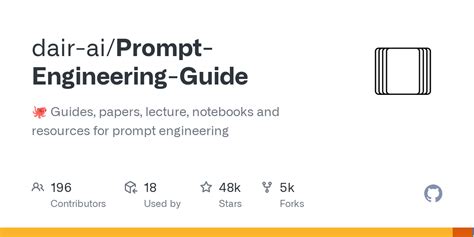 Github Dair Aiprompt Engineering Guide 🐙 Guides Papers Lecture Notebooks And Resources