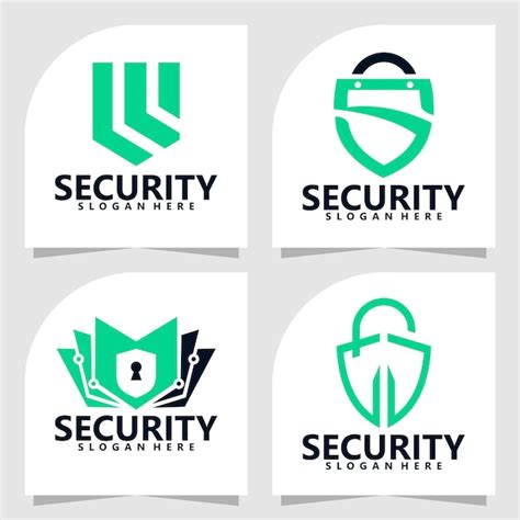 Premium Vector Set Of Security Logo Vector Design Template