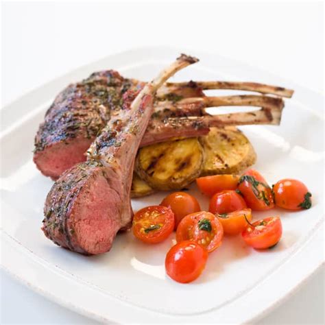Grilled Rack Of Lamb On A Charcoal Grill America S Test Kitchen