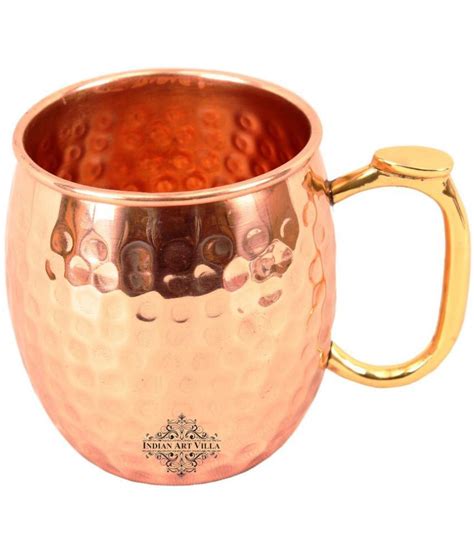 Indianartvilla Copper 530 Ml Beer Glasses And Mugs Buy Online At Best